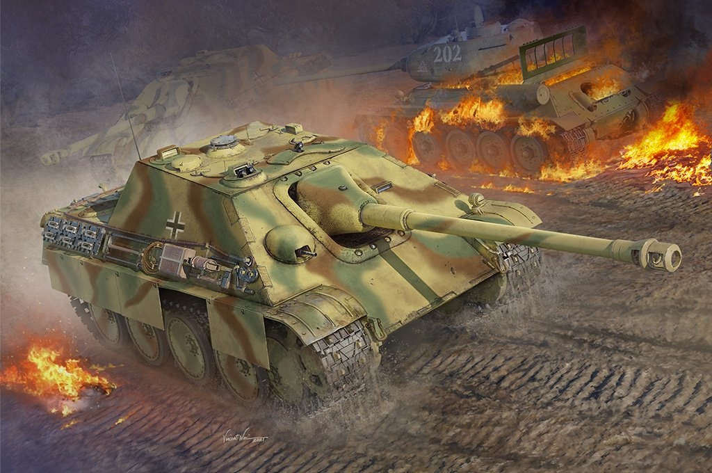 German Sd.Kfz 173 Jagdpanther Late Version 1/16 - Trumpeter | Car-model ...