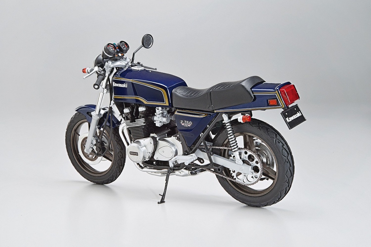 Kawasaki KZ750D Z750FX '79 Custom 1/12 - Aoshima | Car-model-kit.com