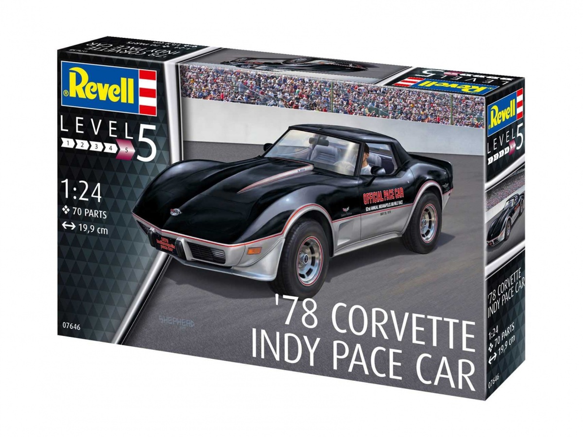 ModelSet auto 67646 - '78 Corvette (C3) Indy Pace Car (1:24) - Revell ...