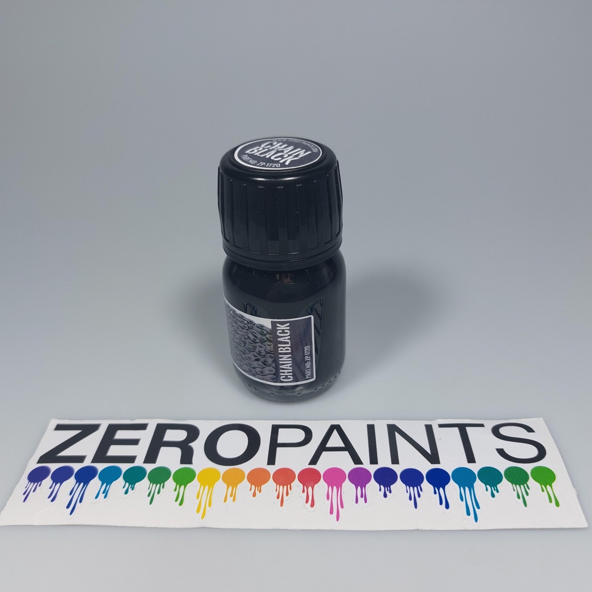 Motorbike Chain Paints - Black 30ml - Zero Paints | Car-model-kit.com