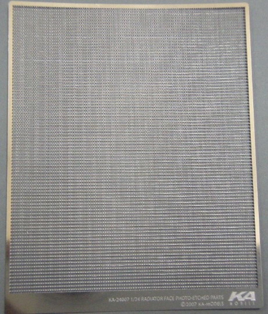 Photo-etched Radiator Face (Stainless Steel) 1:24 - KA-Models | Car ...