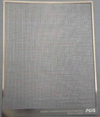 Photo-etched Radiator Face (Stainless Steel) 1:24 - KA-Models | Car ...