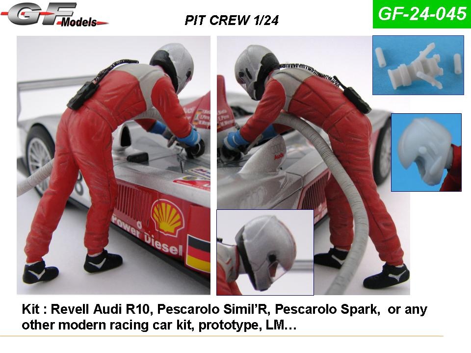 Pit Crew Figure - GF Models | Car-model-kit.com