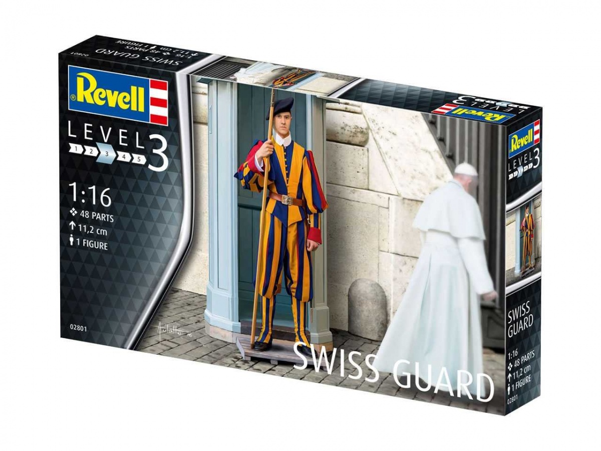 Plastic ModelKit figurka 02801 - Swiss Guard (1:16) | Car-model-kit.com