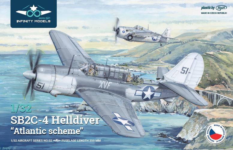 SB2C-4 Helldiver “Atlantic scheme” 1/32 - Infinity Models | Car-model ...