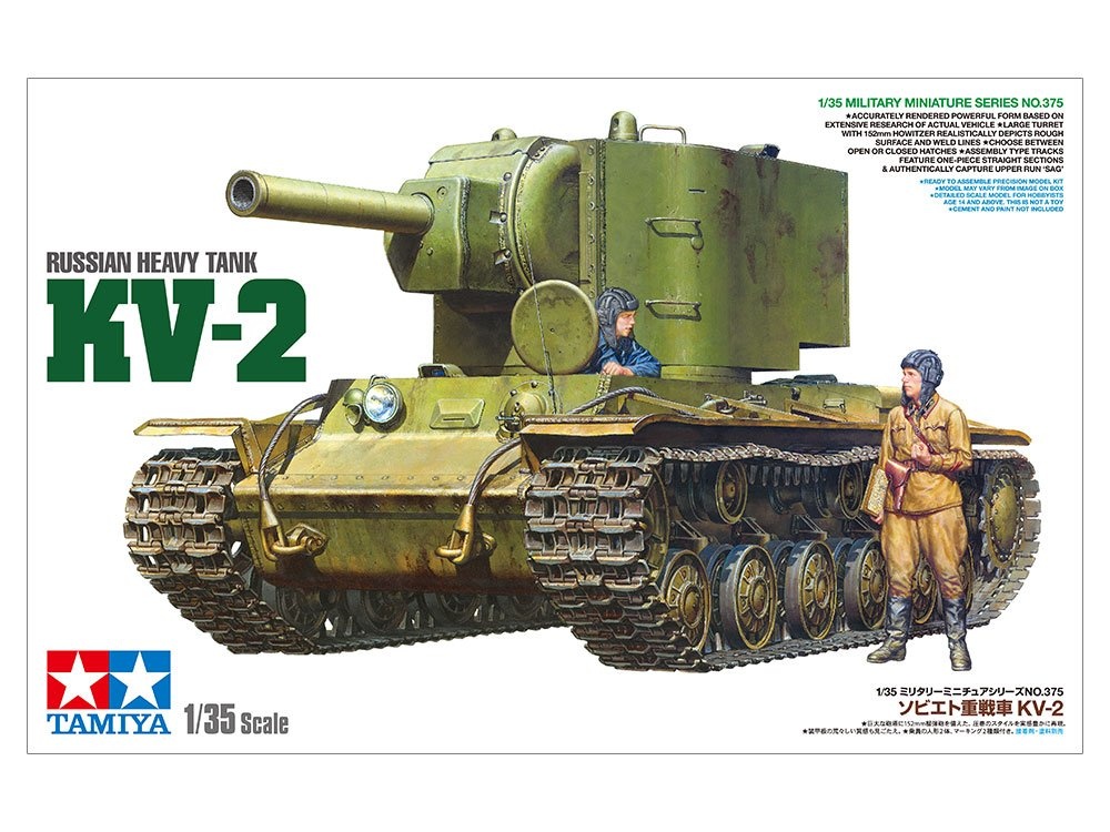 SLEVA 20% DISCOUNT - KV-2 GIGANT Russian Heavy Tank 1/35 - Tamiya | Car ...
