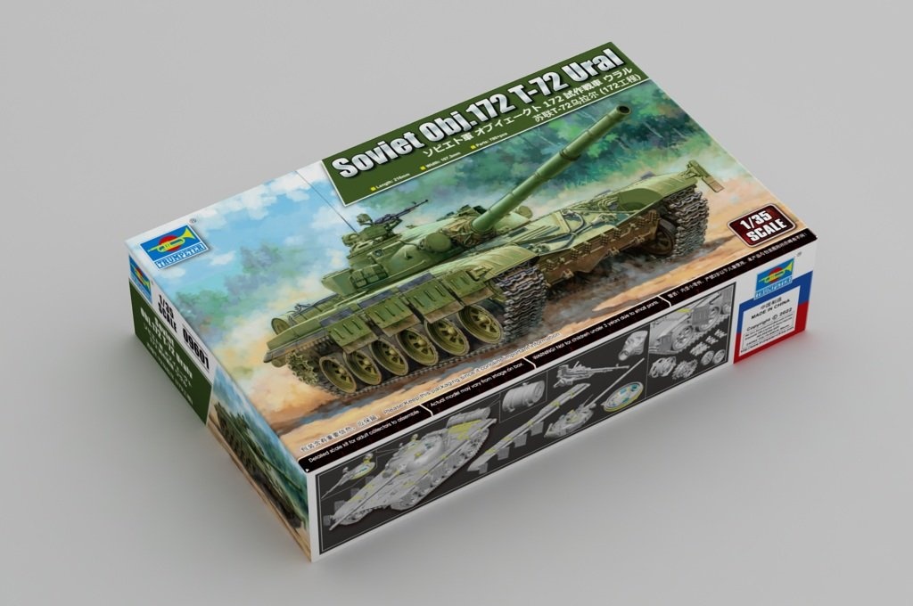 Soviet Obj.172 T-72 Ural 1/35 - Trumpeter | Car-model-kit.com