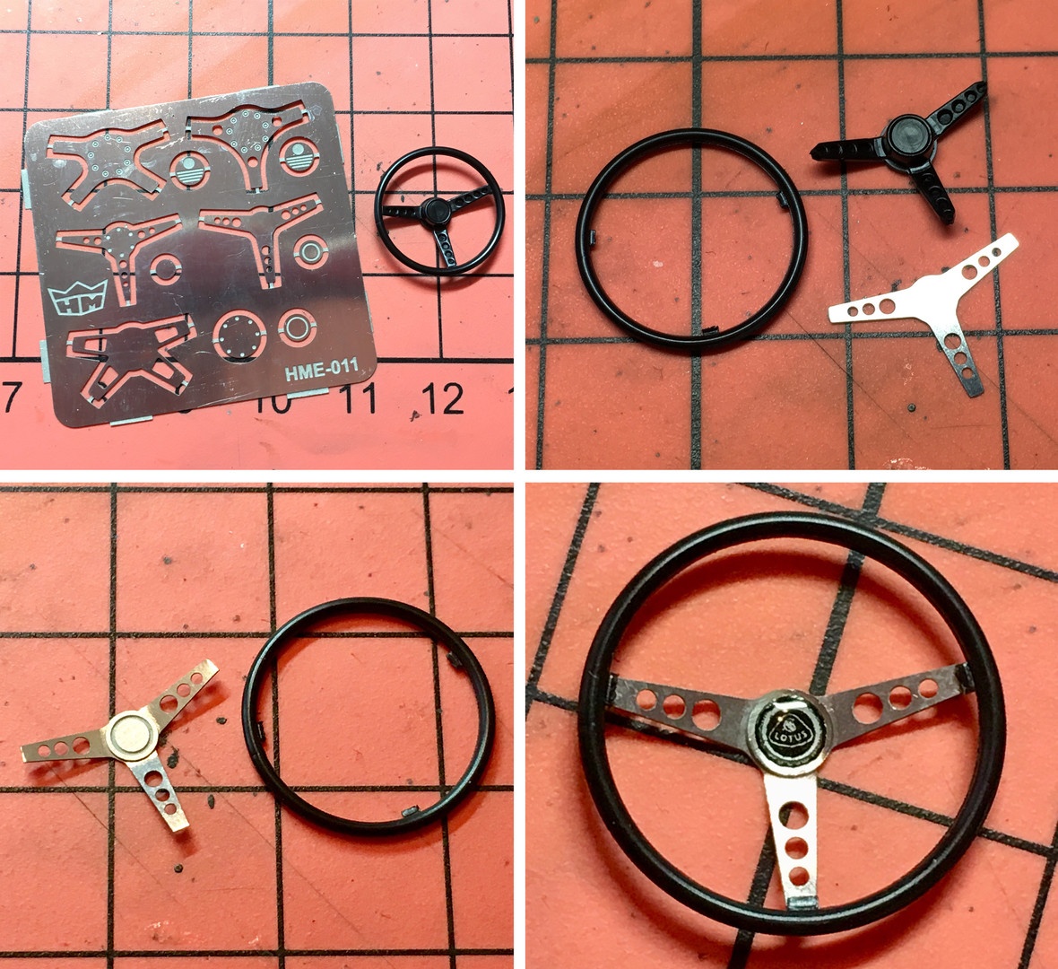 Steering wheel set 1 1:24 1:25 - Highlight Model Studio | Car-model-kit.com
