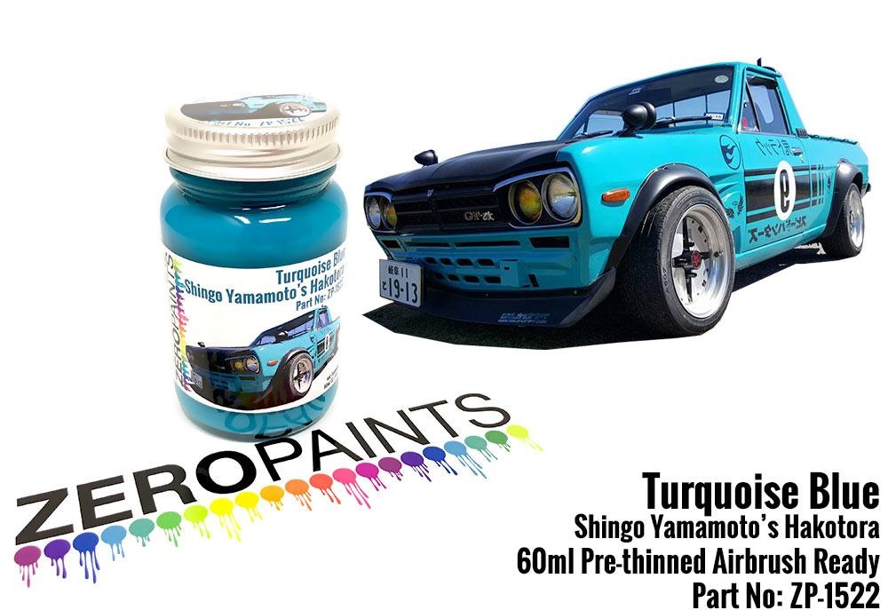 Turquoise Blue Paint - Shingo Yamamoto’s Hakotora 60ml - Zero Paints ...